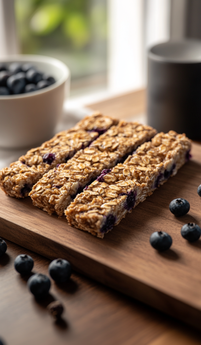 Low FODMAP Banana Oat Bars With Blueberries: Low Fat, IBS-Friendly, No ...