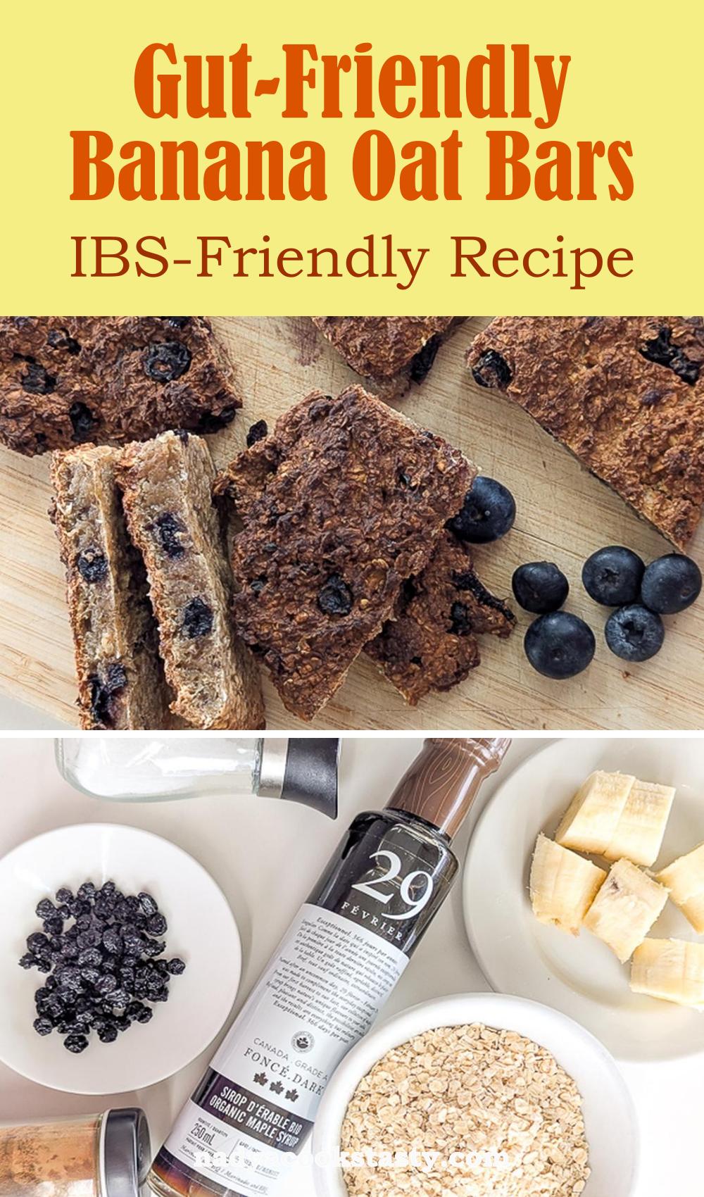 Low FODMAP Banana Oat Bars With Blueberries: Low Fat, IBS-Friendly, No ...